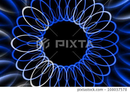 Ring Digital Art Vortex Ring Circle Cyber... - Stock Illustration ...