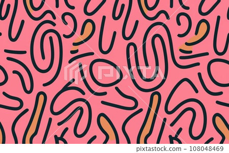 Pink abstract pattern background random design - Stock Illustration ...