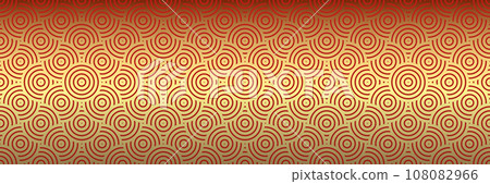Festive Chinese Dragon Circle Pattern. Luxury... - Stock Illustration ...