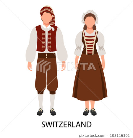 Switzerland Traditional Clothing For Women