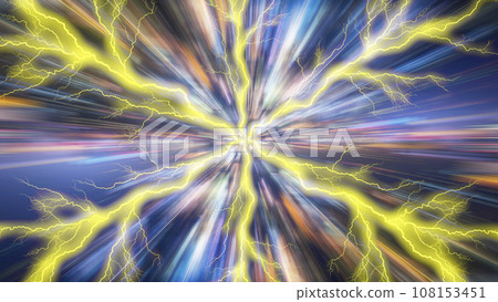 A striking background with radiating lightning.... - Stock Illustration ...