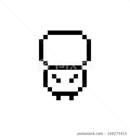 像素藝術角色 (Nopperabou)-插圖素材 [108273415] - PIXTA圖庫