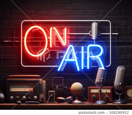 Radio distribution image ③ - Stock Illustration [108290952] - PIXTA
