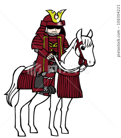 General (cavalry, left, red) - Stock Illustration [108304221] - PIXTA