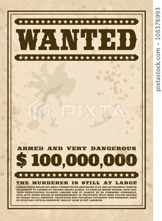 Wild West Wanted Poster