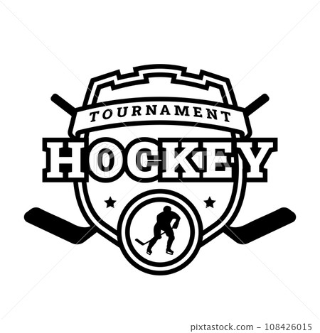 Ice hockey, tournament. Logo emblem. - Stock Illustration [108426015 ...