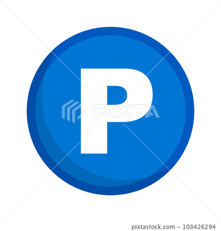 Parking mark - Stock Illustration [108426294] - PIXTA