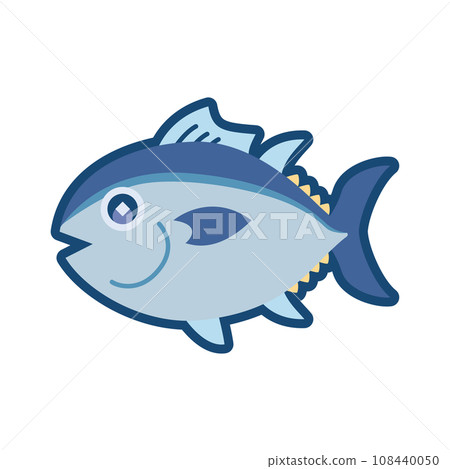 Cute tuna illustration - Stock Illustration [108440050] - PIXTA