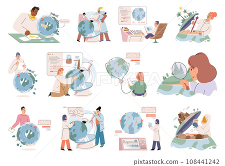 Lab test. Vector illustration. Experimental... - Stock Illustration ...