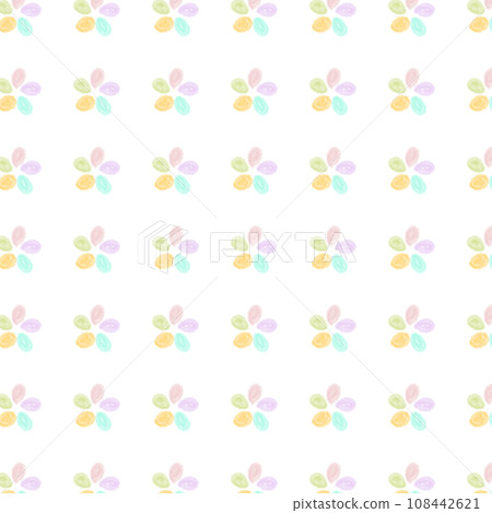Colorful flower background material - Stock Illustration [108442621 ...