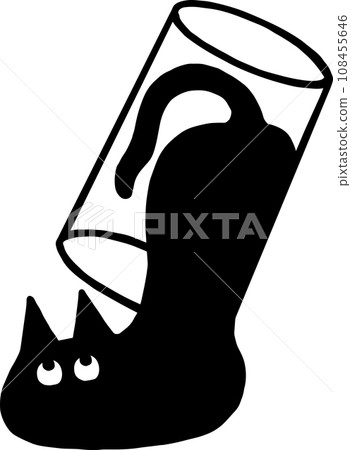 cat is liquid 2 - Stock Illustration [108455646] - PIXTA