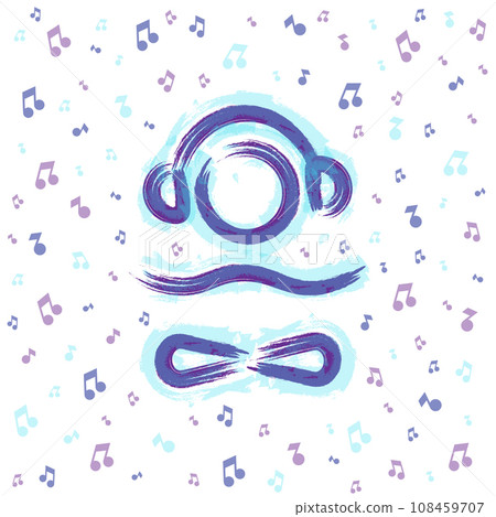 Relax and Lounge Music colorful logo. Logo for...-插圖素材 [108459707 ...