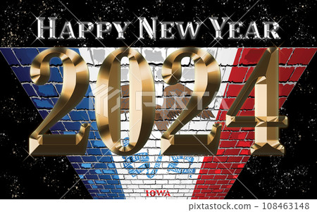 Iowa Flag Iowa Flag Stock Vector Images Alamy