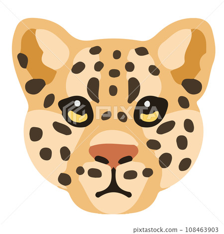 leopard head icon - Stock Illustration [108463903] - PIXTA