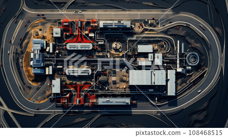 Formula 1 assembly plant. Formula 1... - Stock Illustration [108468515 ...