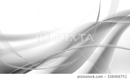 Gray wavy abstract geometry background - Stock Illustration [108468751 ...