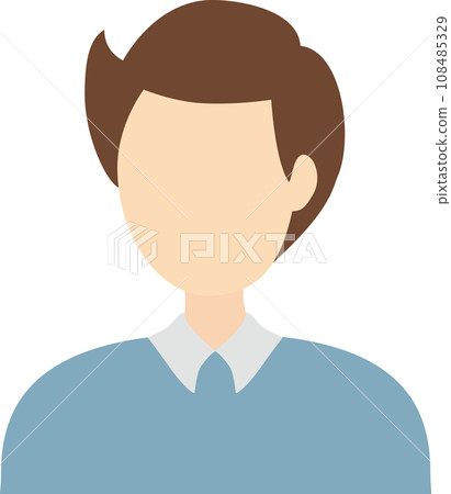 simple male icon - Stock Illustration [108485329] - PIXTA