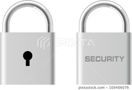 Security mark expressed with a realistic key - Stock Illustration ...