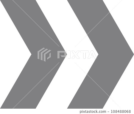 Arrow_no outline gray - Stock Illustration [108488068] - PIXTA