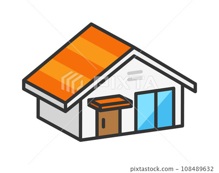 One Story House Cartoon