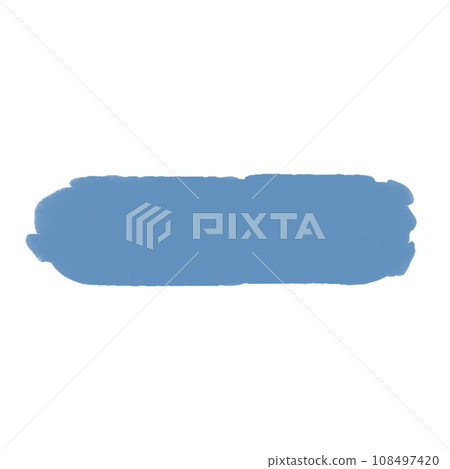 Blue Brush Line Highlight Marker For Decorative-插圖素材 [108497420] - PIXTA圖庫
