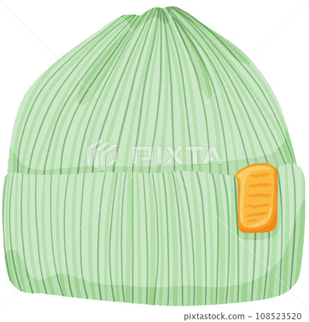 Cute style wool hat drawing - Stock Illustration [108523520] - PIXTA