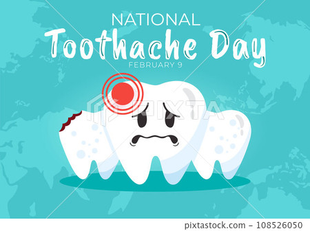 National Toothache Day Vector Illustration on... - Stock Illustration ...