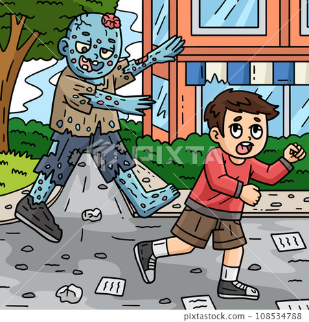 Zombies Chasing Kids Operation Ouch: Snot Zombies CBBC