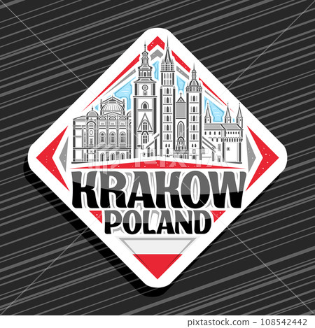 Vector logo for Krakow-插圖素材 [108542442] - PIXTA圖庫