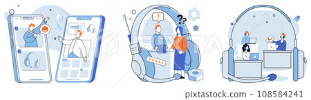 Customer care. Vector illustration. Trust is... - Stock Illustration ...