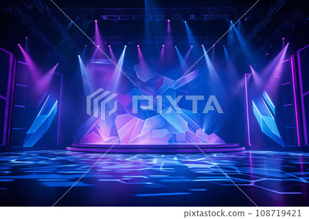 Dance Theme Backgrounds Dynamic Dance Performance Stage Background VJ