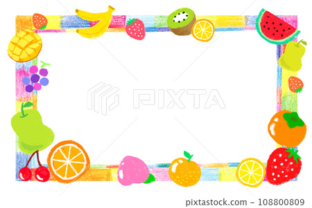 Colorful and pop fruit background material - Stock Illustration ...