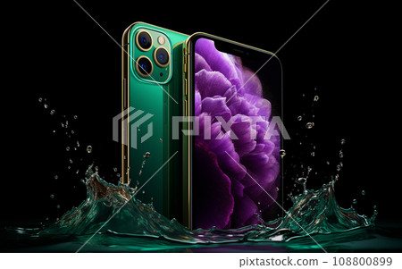 Stylish iPhone photos - Stock Illustration [108800899] - PIXTA