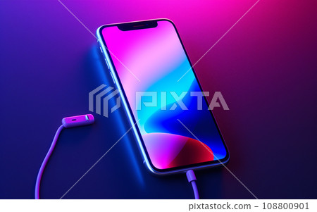 Stylish iPhone photos - Stock Illustration [108800901] - PIXTA