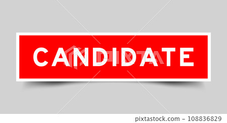 Red color square label sticker with word...-插圖素材 [108836829] - PIXTA圖庫