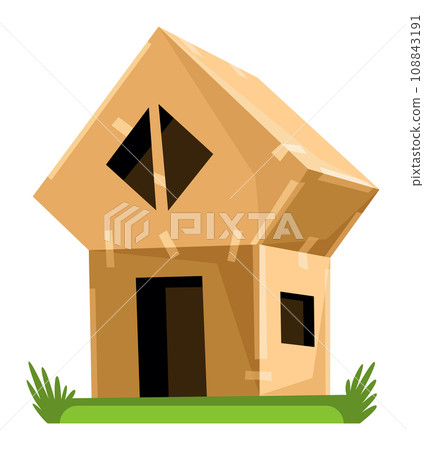 2d Cardboard House Paper Gingerbread House : 5 Steps (with Pictures)