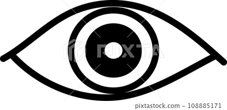 Eye symbol mark PNG & vector - Stock Illustration [108885171] - PIXTA