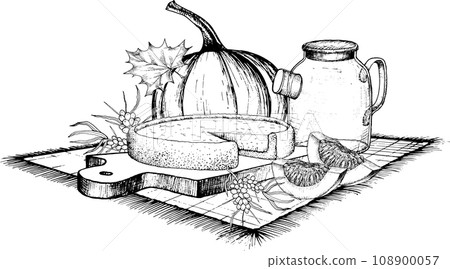 Pumpkin Pie Clip Art Black And White