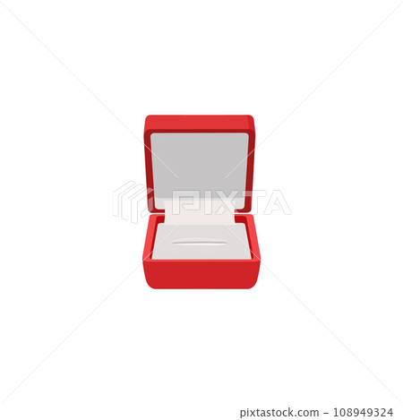 Open empty jewelry box. - Stock Illustration [108949324] - PIXTA