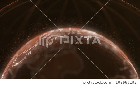 Animated Exploding Planets