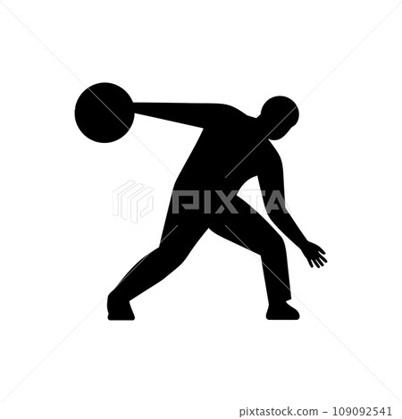 Shot Put Icon - Stock Illustration [109092541] - PIXTA