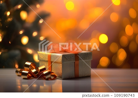 Present glitter background 3 AI generated image - Stock Illustration ...