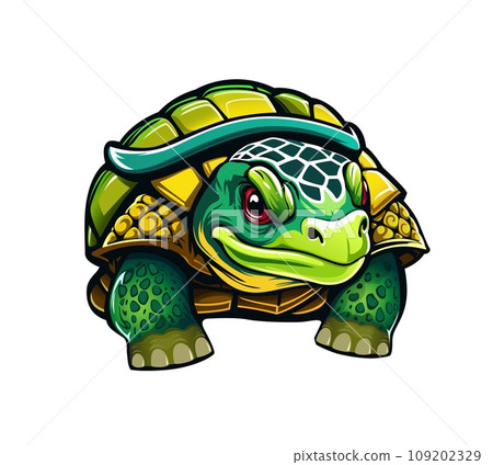 Vector Angry Turtle