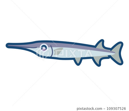 Needlefish Clipart
