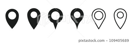location information - Stock Illustration [109405689] - PIXTA