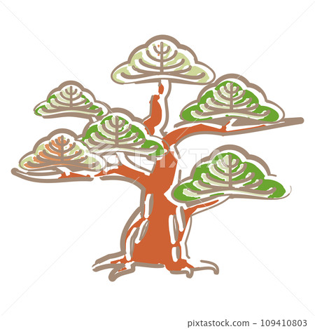 Japanese Pine Tree Drawing