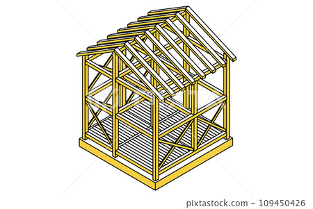 Illustrated illustration of architectural... - Stock Illustration ...