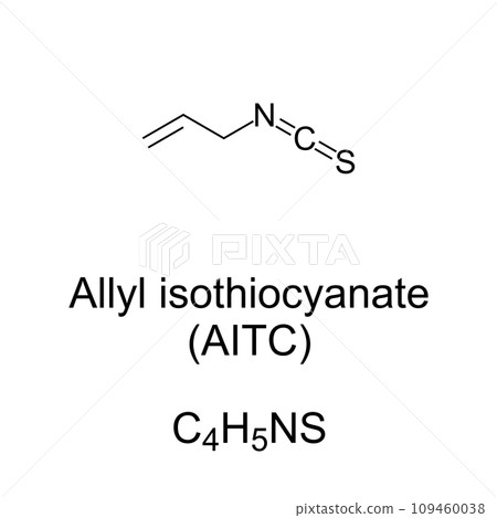 Vegetable Oil Structural Formula Allyl Isothiocyanate, Chemical