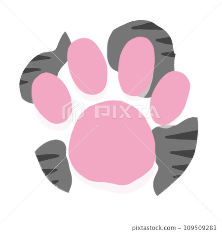 Cat Paw Cartoon illustration Cow Cat Paw Tiger... - Stock Illustration ...