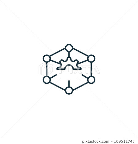 DAO icon. Monochrome simple sign from...-插圖素材 [109511745] - PIXTA圖庫